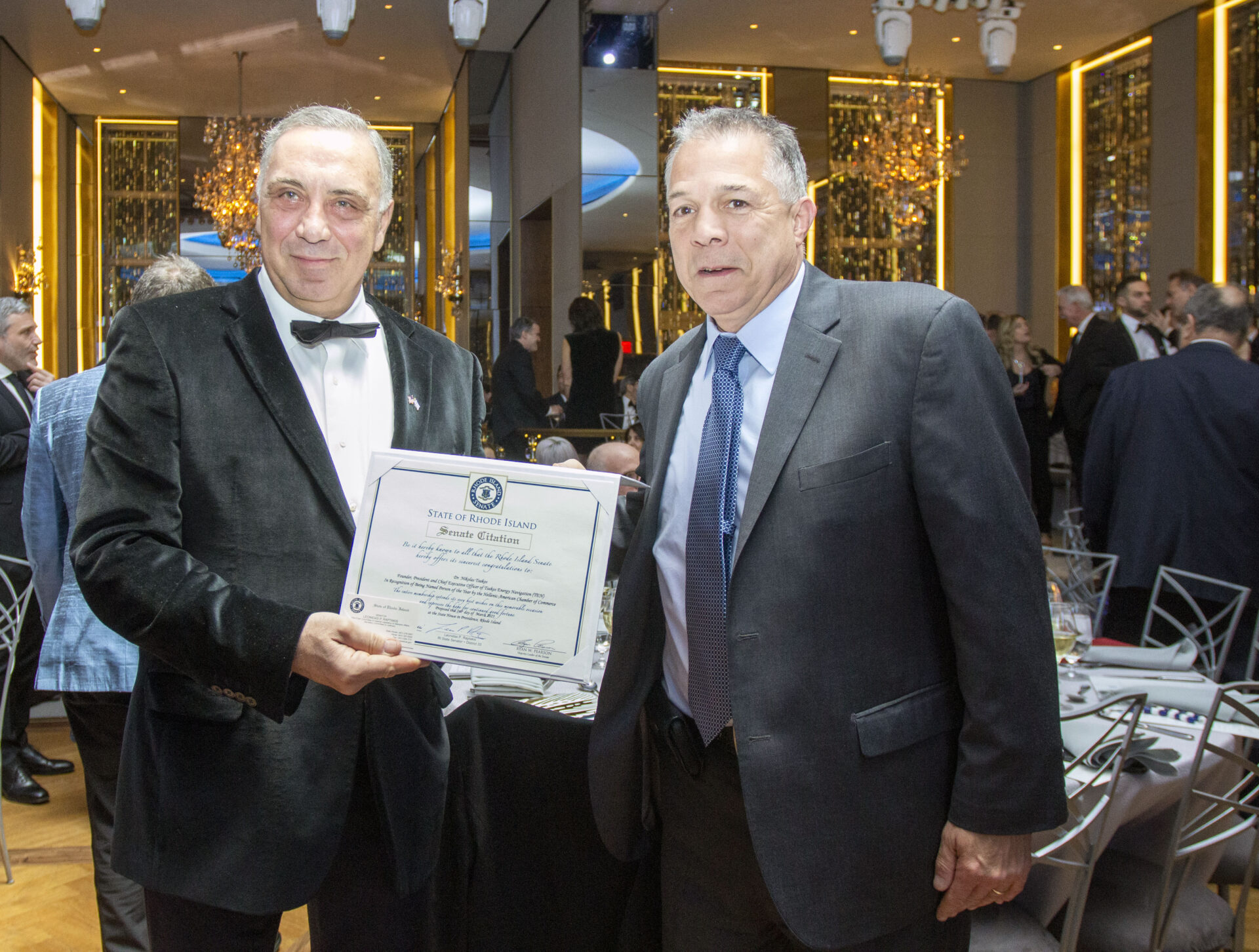 Shipowner Nikolaos Tsakos Honored at Hellenic American Chamber of ...